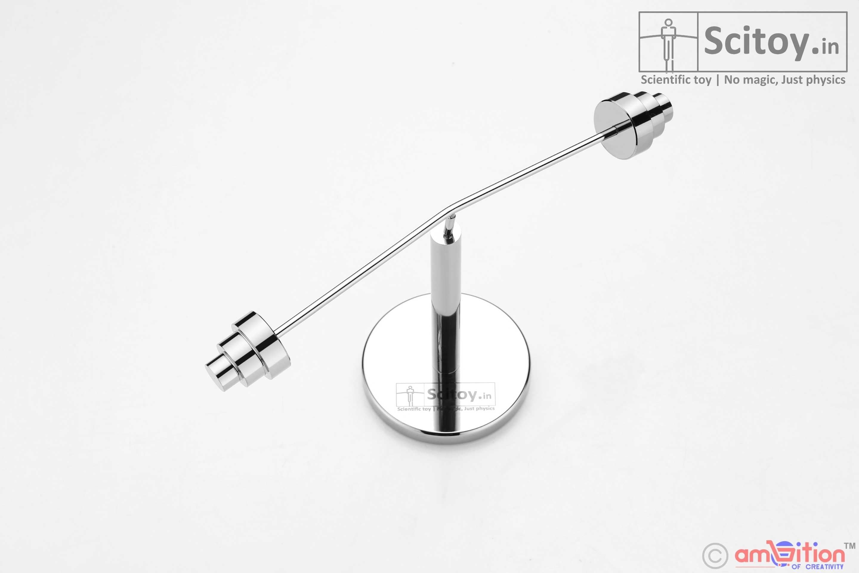 Stainless steel weight balancing dumbbell for Meditation, Entertainmen ...